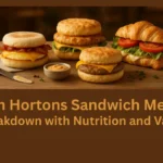 Tim Hortons Sandwich Menu- Breakdown with Nutrition and Value
